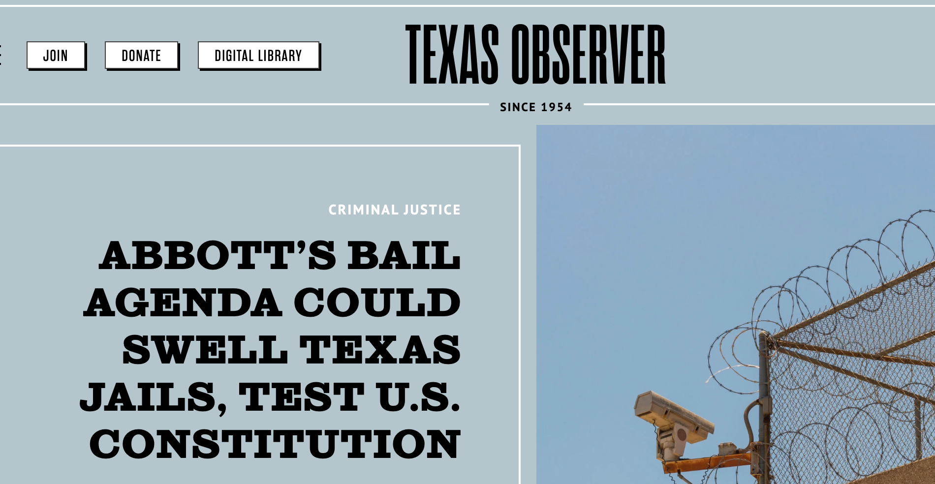 Weekly news round-up 4/28/25 - Texas Jail Project - Texas Jail Project